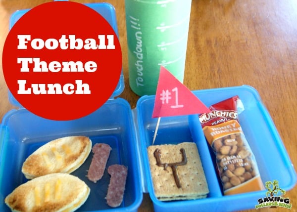 Football Theme Lunch - Saving Dollars and Sense