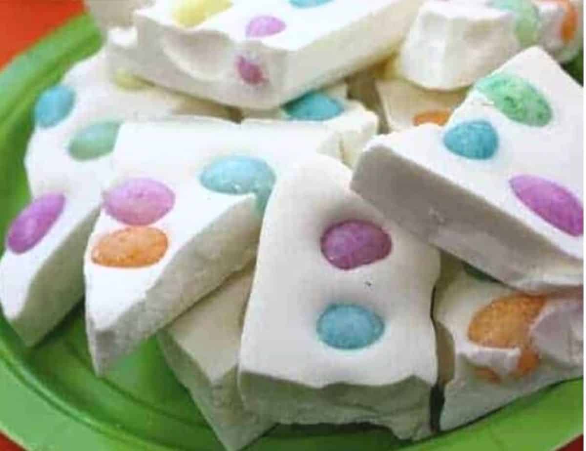 White Chocolate Jelly Bean Bark - Saving Dollars and Sense