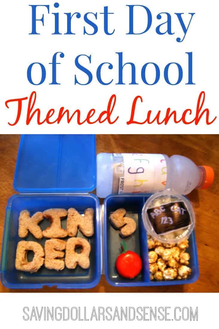 The Cutest Back to School Themed Lunch - Saving Dollars and Sense