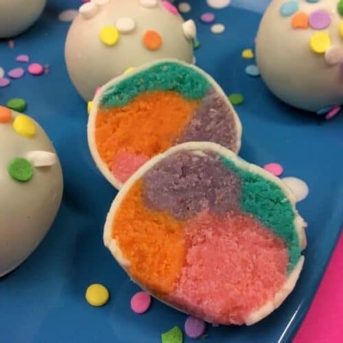Rainbow Cake Balls Recipe - Saving Dollars and Sense