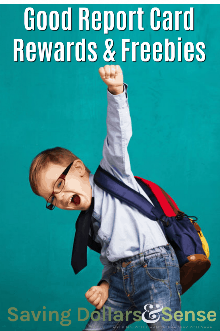 2026 Good Report Card Freebies - Saving Dollars and Sense