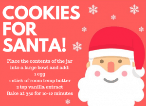 Mason Jar Cookies for Santa Gift - Saving Dollars & Sense