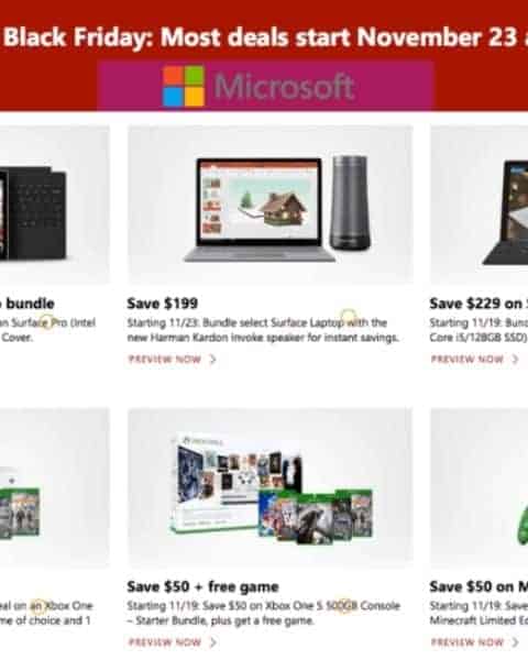 Microsoft Black Friday Sales - Saving Dollars and Sense