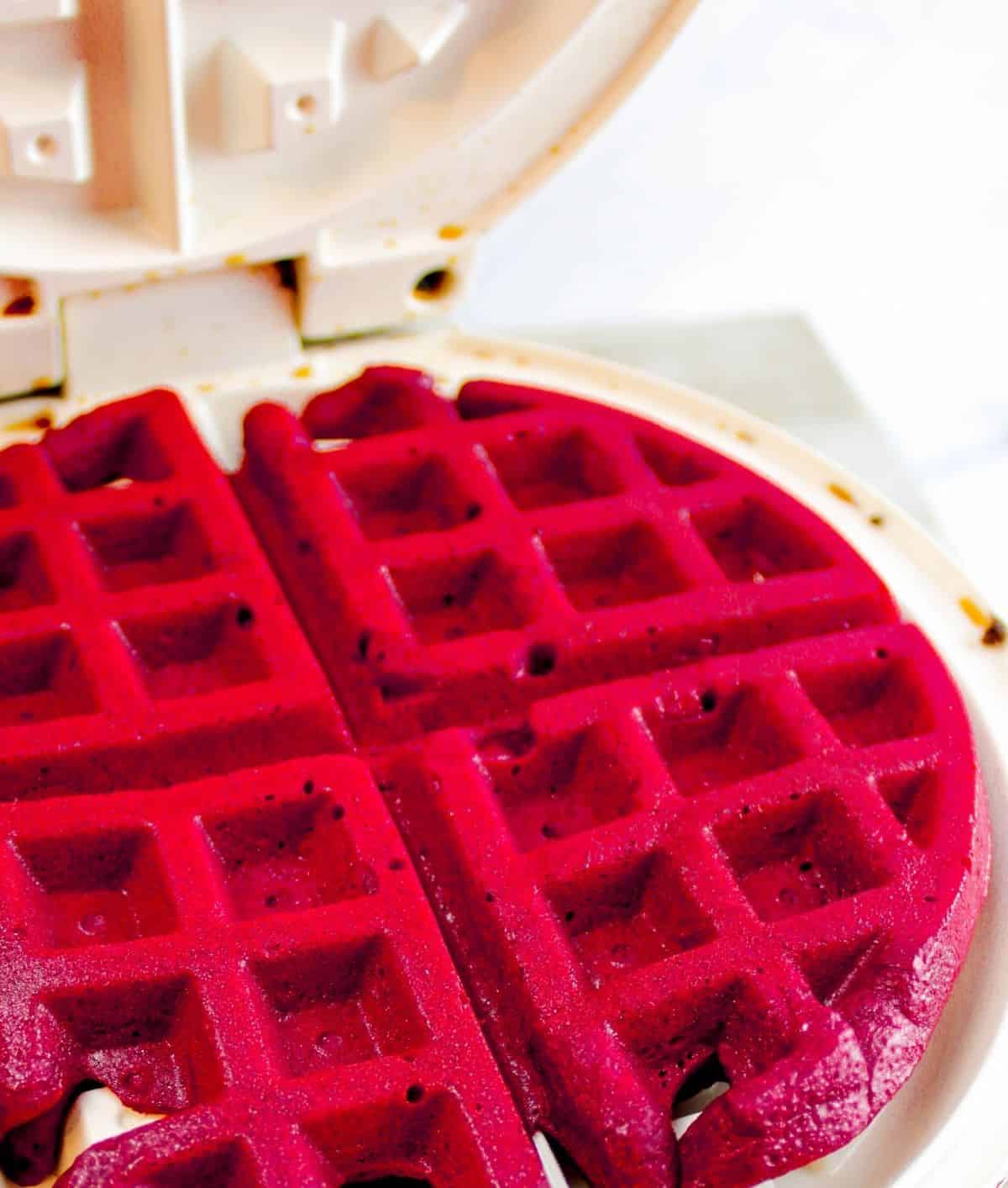 Red Velvet Waffle Recipe - Saving Dollars and Sense