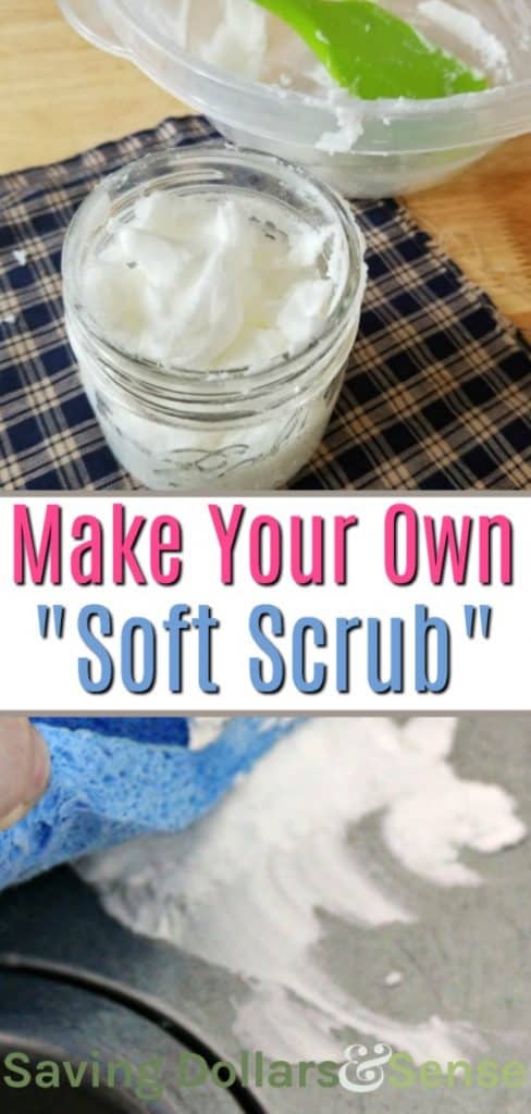 Homemade Soft Scrub Cleanser - Saving Dollars and Sense