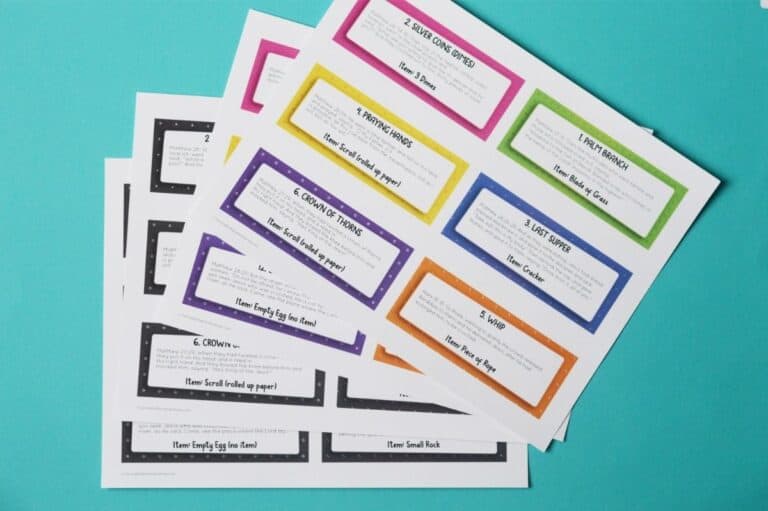 FREE Homemade Resurrection Eggs Printables - Saving Dollars & Sense