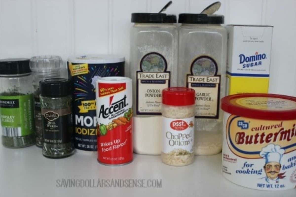 Copycat Hidden Valley Ranch Mix - Saving Dollars and Sense