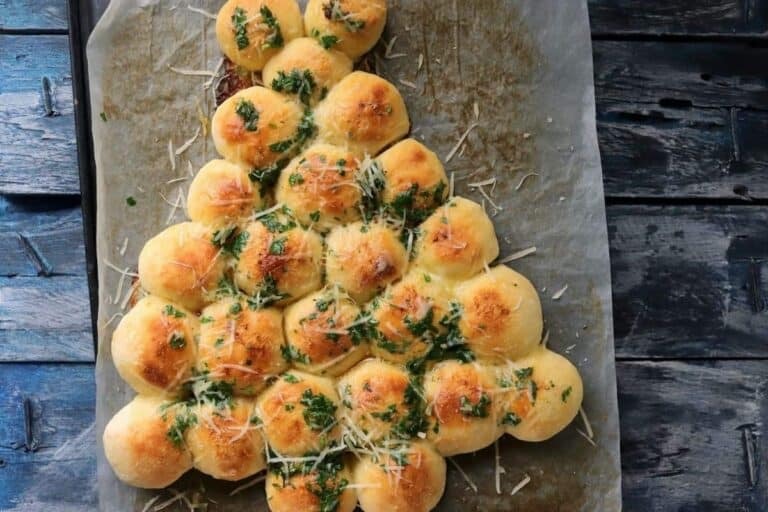 Pull Apart Christmas Tree Bread Recipe - Saving Dollars & Sense