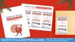 Free Printable North Pole Shipping Labels - Saving Dollars and Sense