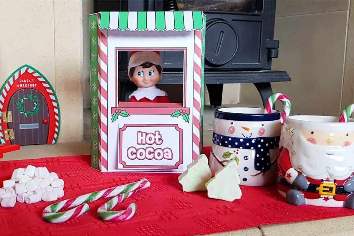 Elf on a Shelf Printable Snack Shack - Saving Dollars and Sense