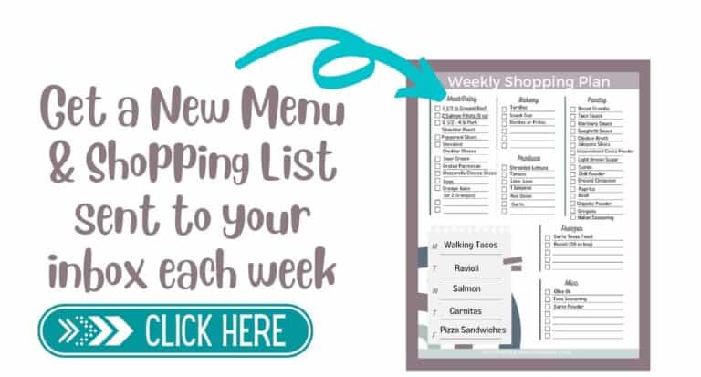 Weekly Meal Plan 15 - Saving Dollars & Sense