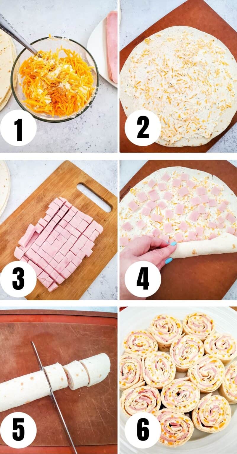 Ham and Cheese Pinwheel Sandwich - Saving Dollars and Sense