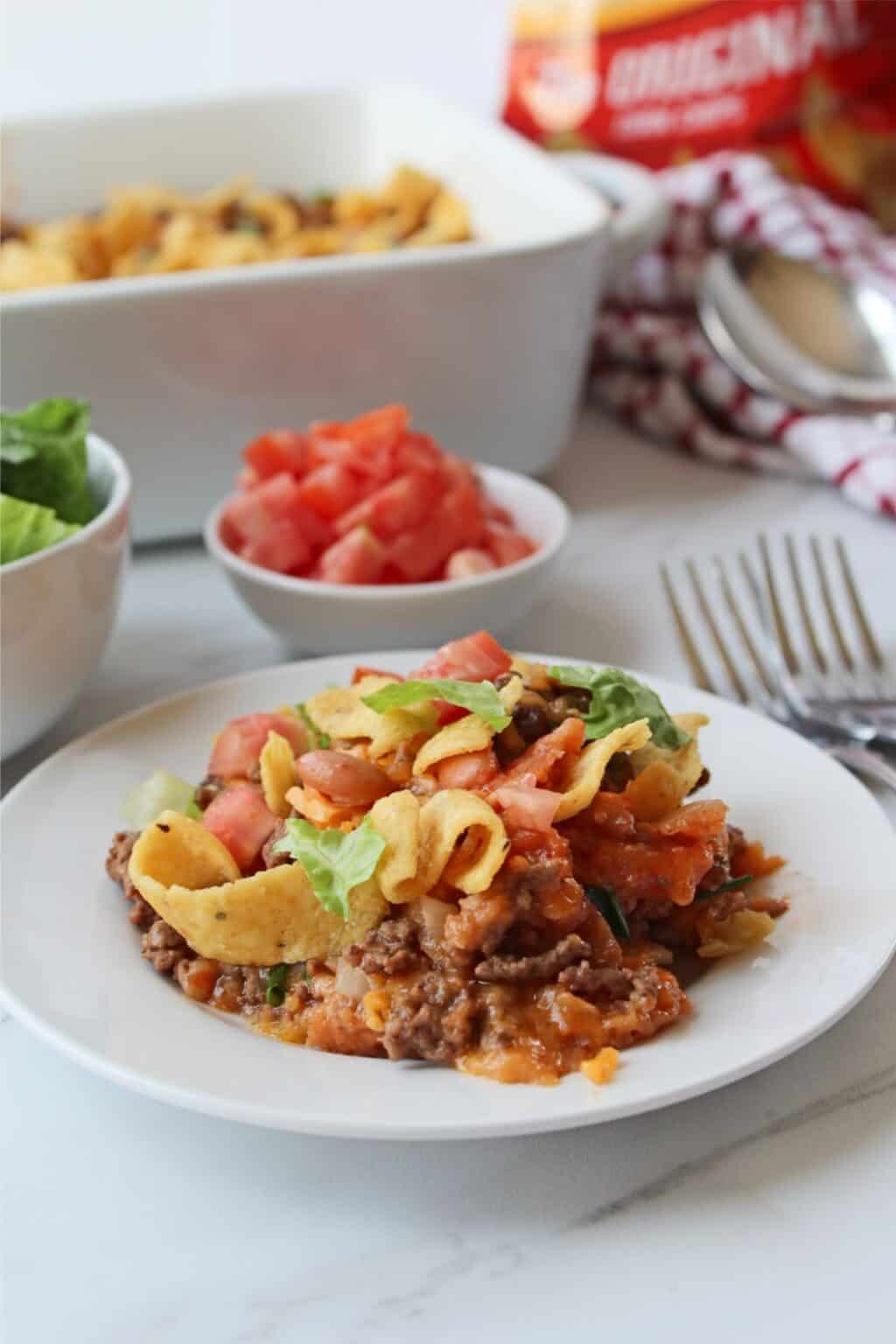 Walking Taco Casserole Recipe - Saving Dollars and Sense