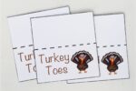 Turkey Toes FREE Printable - Saving Dollars and Sense