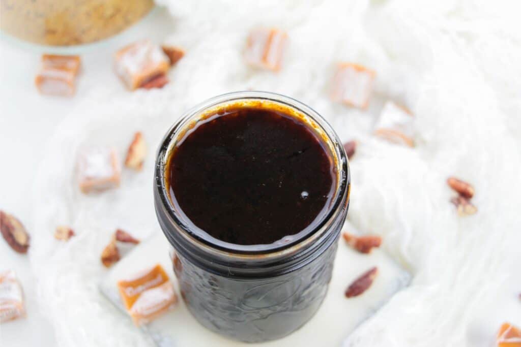 Pecan Caramel Syrup Recipe - Saving Dollars and Sense