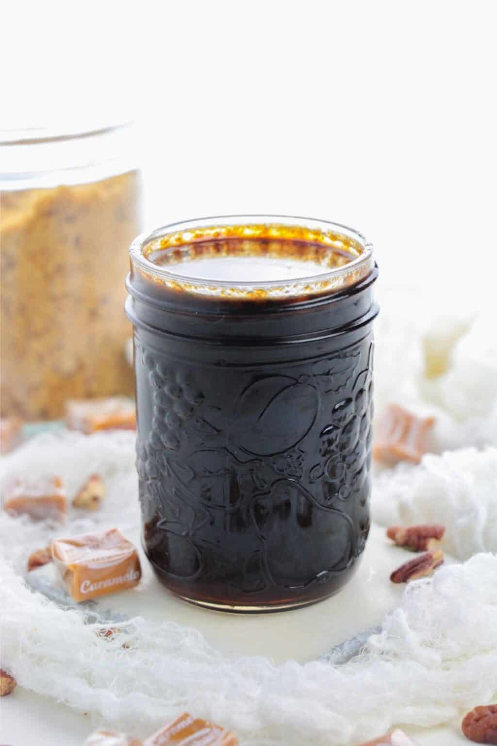 Pecan Caramel Syrup Recipe - Saving Dollars and Sense