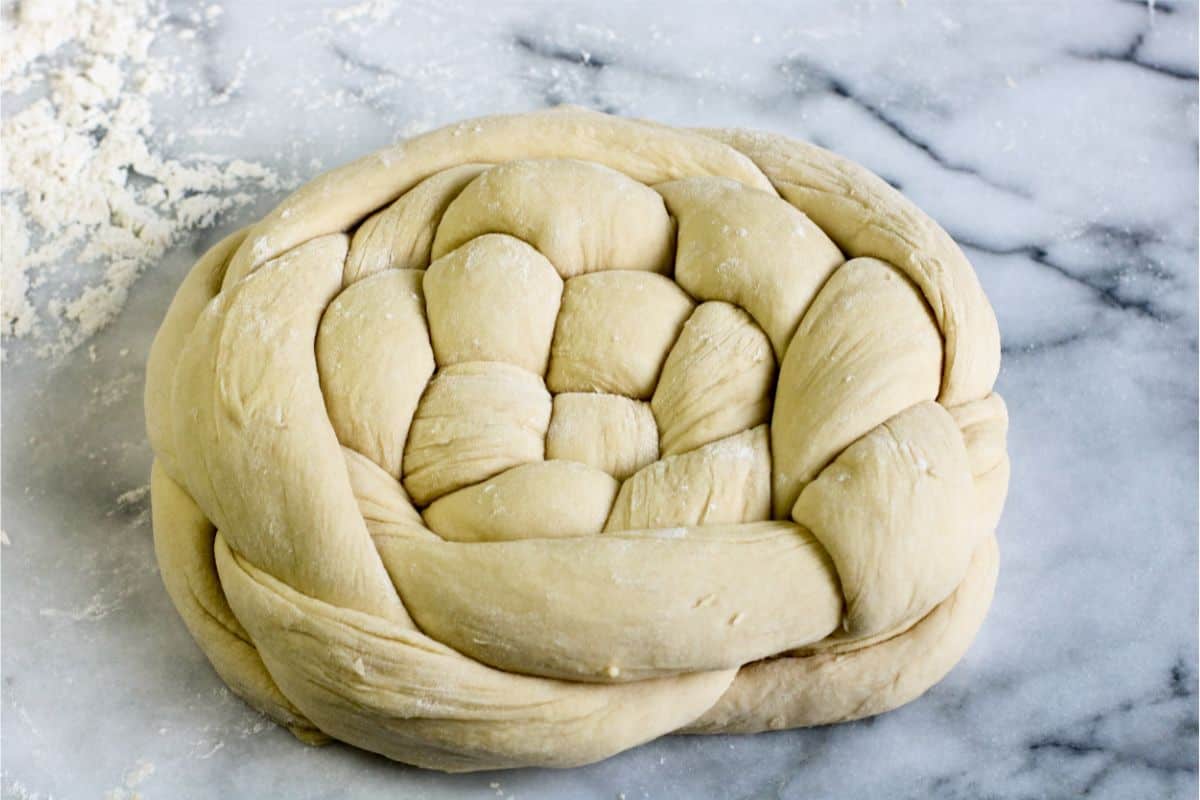 Round Challah Braided Bread Recipe - Saving Dollars and Sense