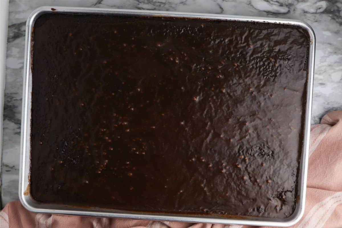 Texas Sheet Cake Recipe - Saving Dollars and Sense